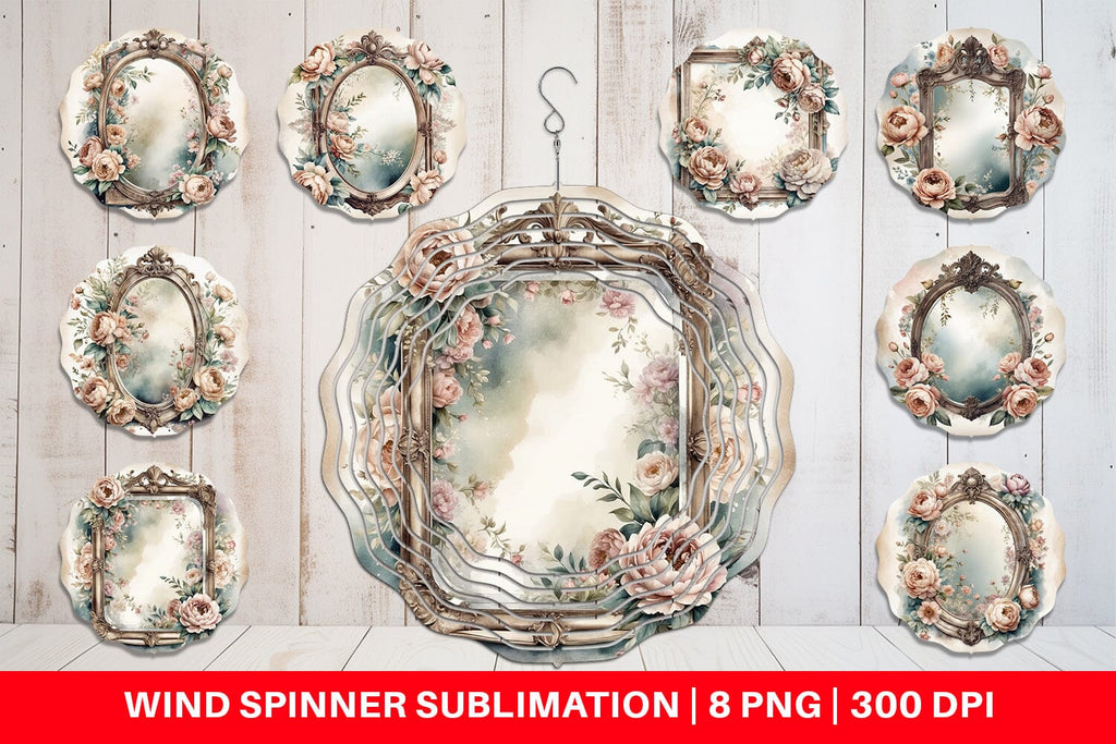 Wind Spinner Antique Mirror - So Fontsy