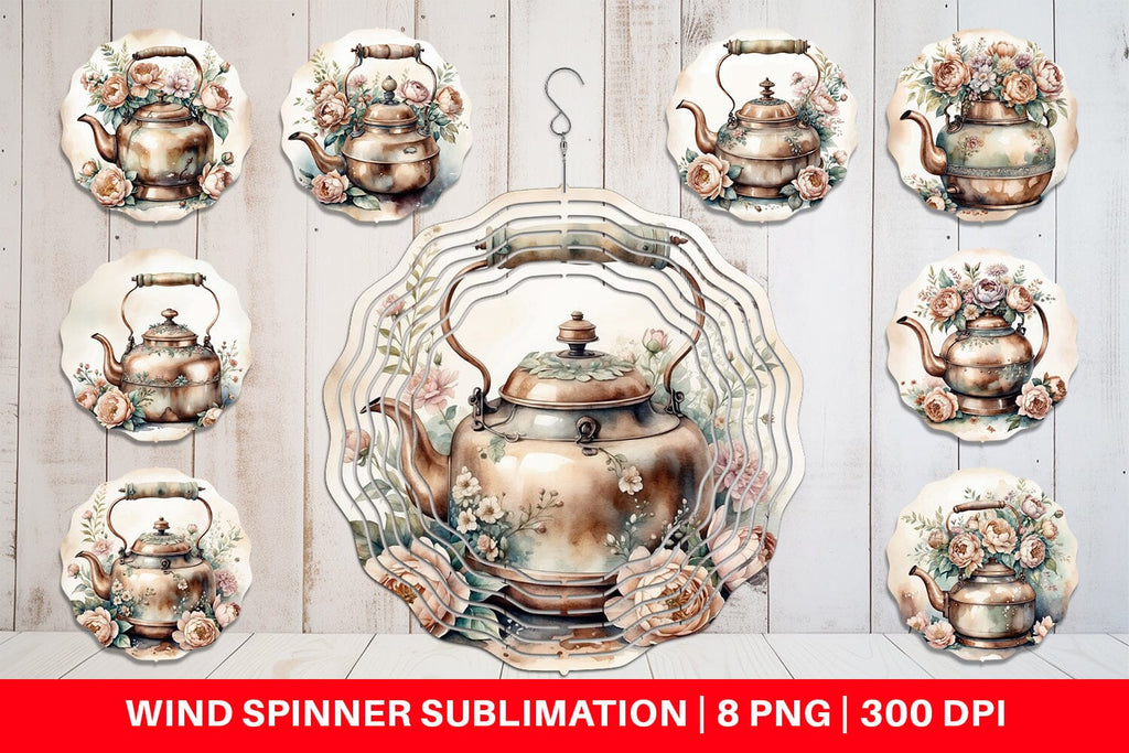 Wind Spinner Copper Kettle - So Fontsy
