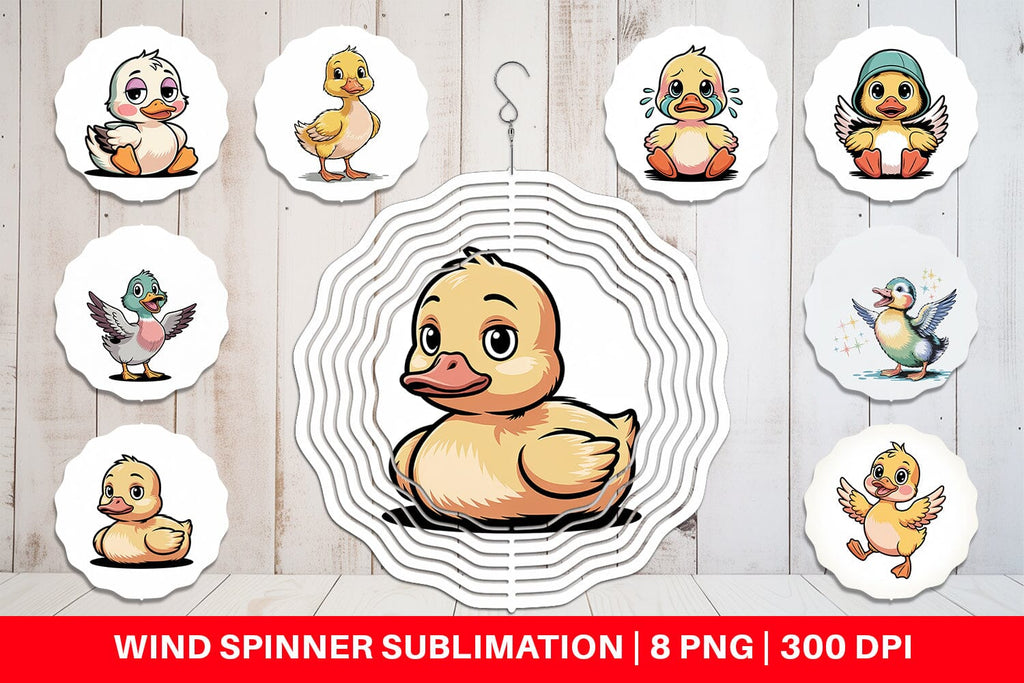 Wind Spinner Duck Mood - So Fontsy
