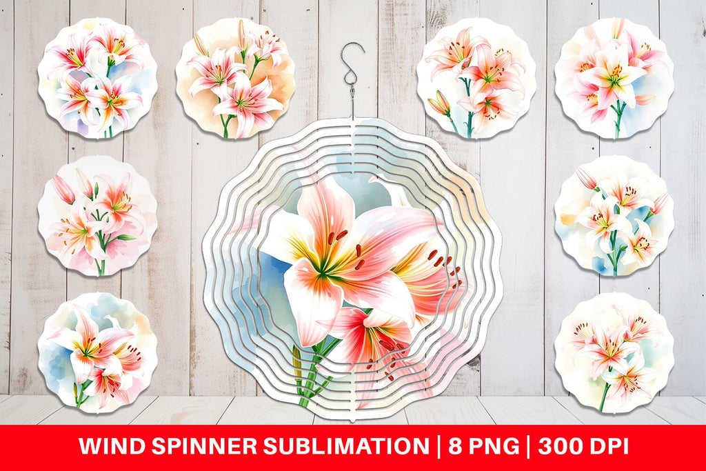 Wind Spinner Spring lilies - So Fontsy