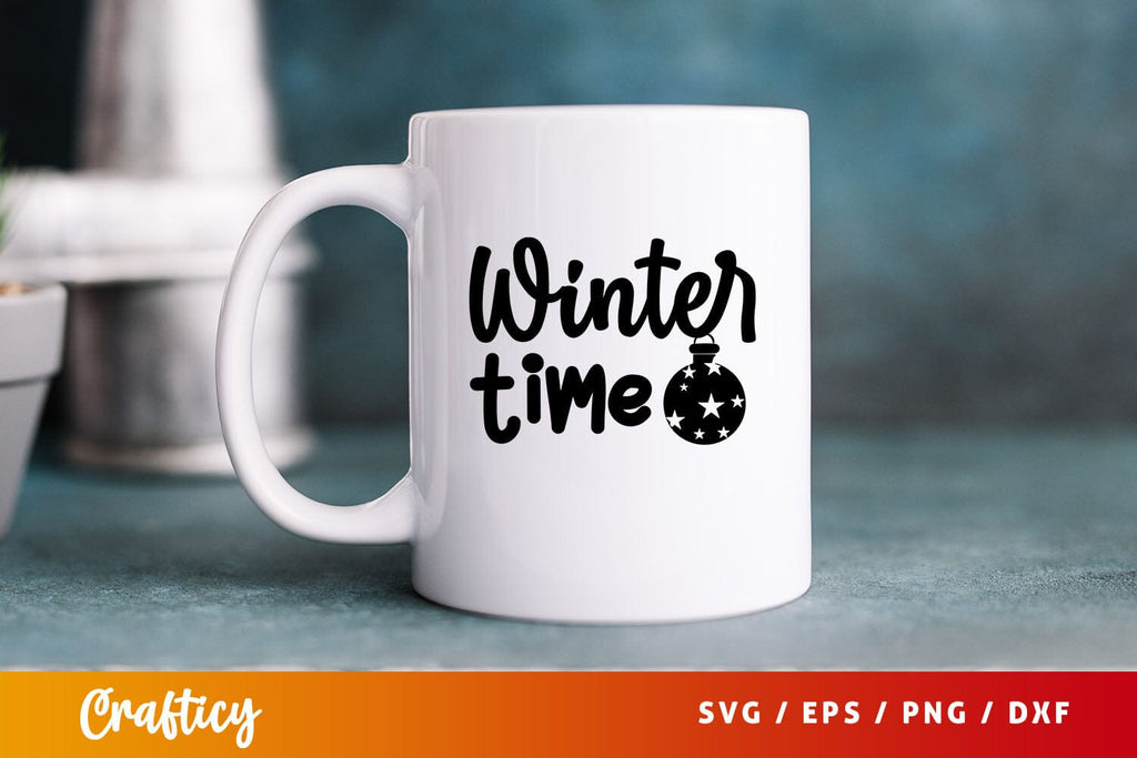 winter time Svg Design - So Fontsy