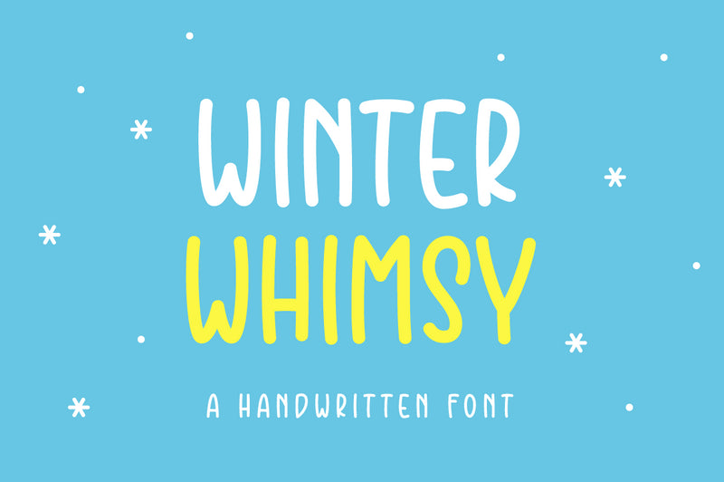 Winter Whimsy Font - So Fontsy