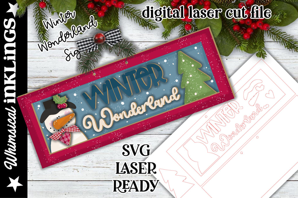 Winter Wonderland Sign - So Fontsy
