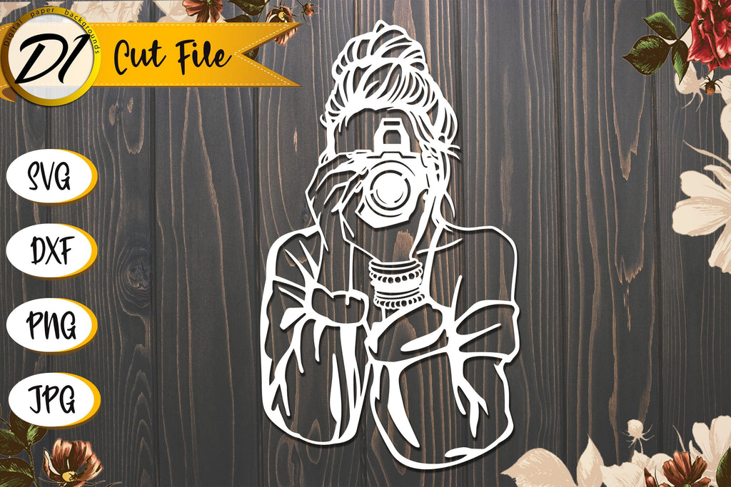 Woman SVG. T-Shirt Design. Girl SVG - So Fontsy