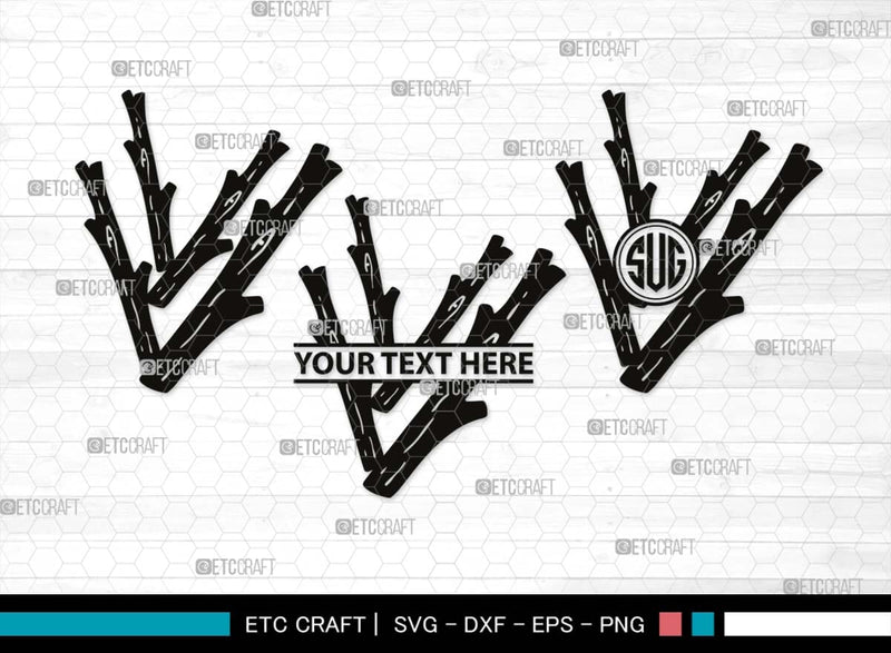 Wood Log Monogram, Wood Log Silhouette, Wood Log SVG, Wood Svg, Tree ...