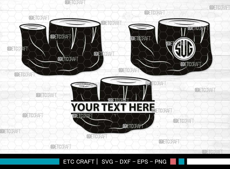 Wood Log Monogram, Wood Log Silhouette, Wood Log SVG, Wood Svg, Tree L ...