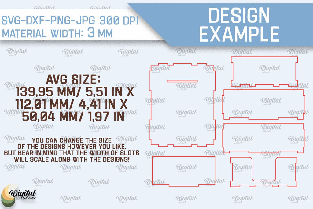 Wooden Note Holder Laser Cut. Paper Note Holder SVG - So Fontsy