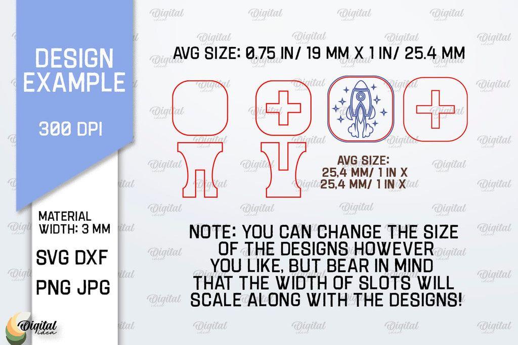 Wooden Stamper for Boys Laser Cut. Stampers SVG Design - So Fontsy