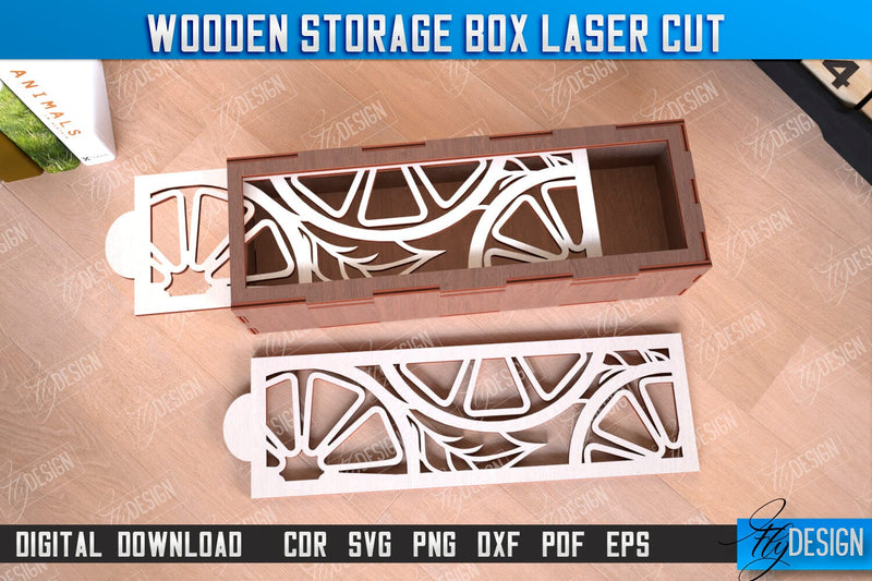 Wooden Storage Boxes | Jewelry Box | Gift Box | Organizer | CNC File ...