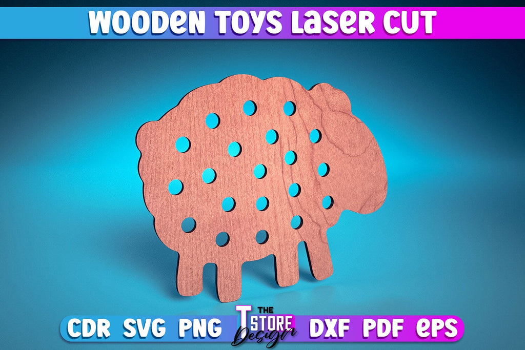 Wooden Toys Laser Cut | Toys Laser Cut Design | CNC Files - So Fontsy
