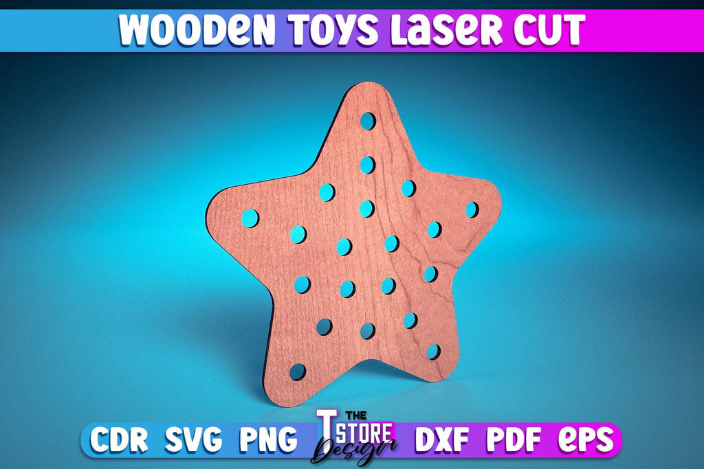 Wooden Toys Laser Cut | Toys Laser Cut Design | CNC Files - So Fontsy