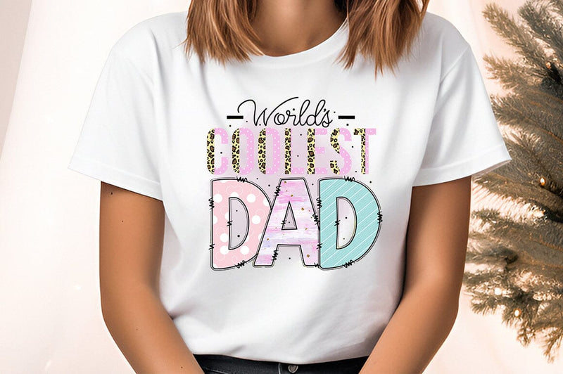 Worlds Coolest Dad PNG Design - So Fontsy