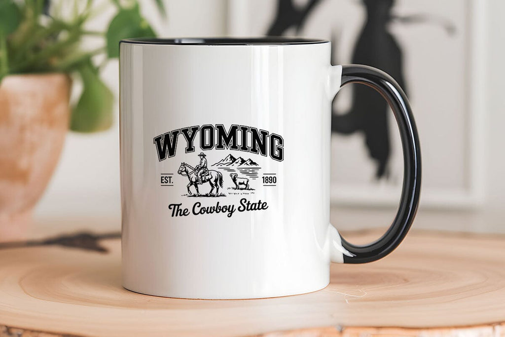 Wyoming Est. 1890 The Cowboy State - So Fontsy