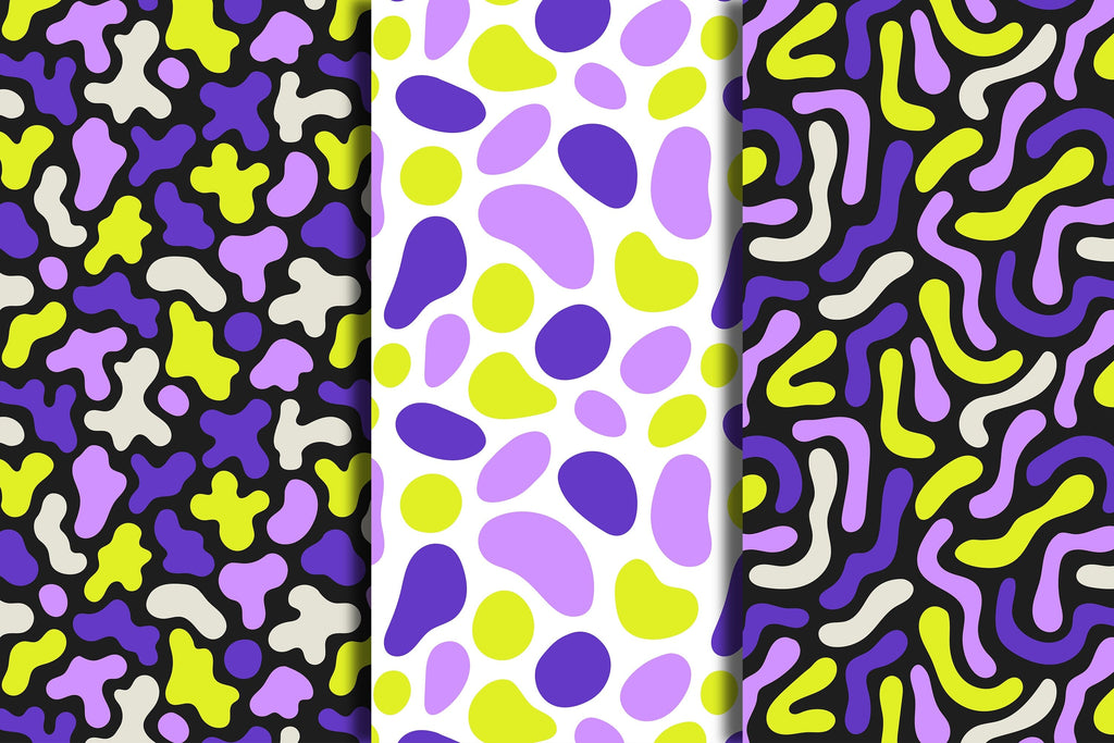 Y2K Abstract Seamless Patterns - So Fontsy