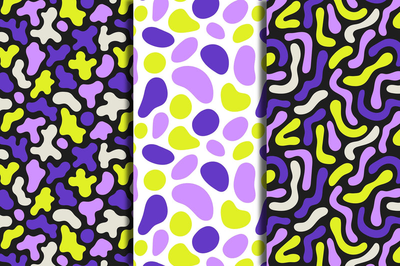 Y2K Abstract Seamless Patterns - So Fontsy