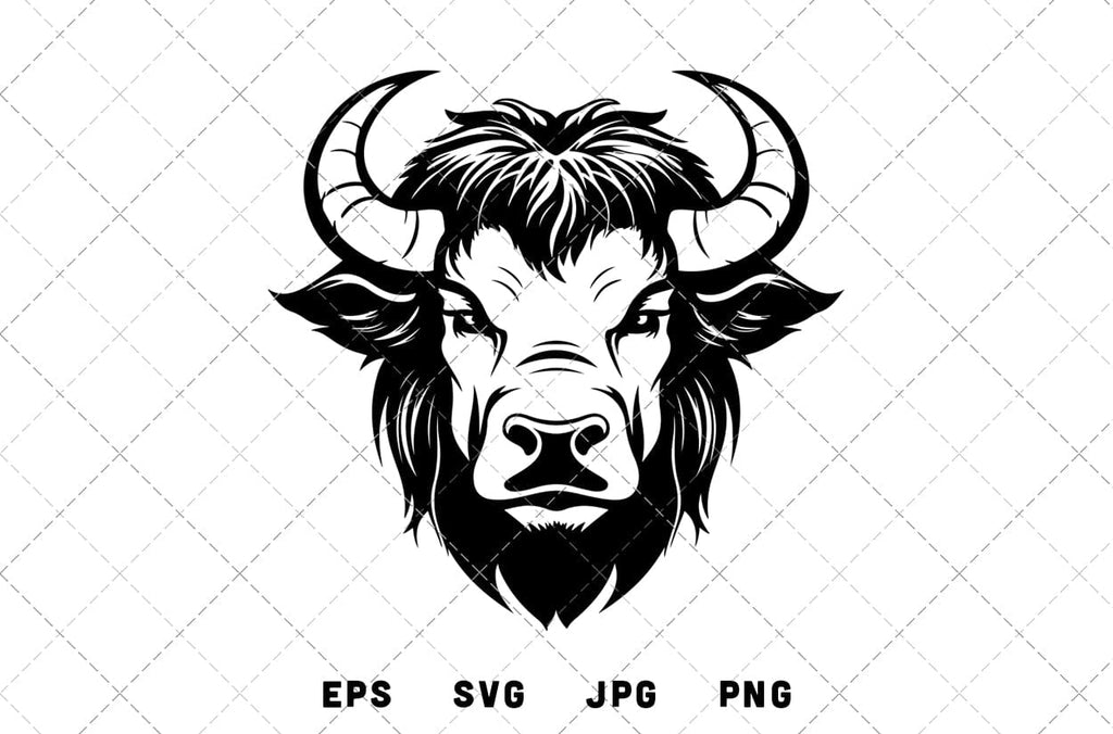 Yak Mascot Graphics - JPG, SVG, PNG, EPS - Digital Download with ...
