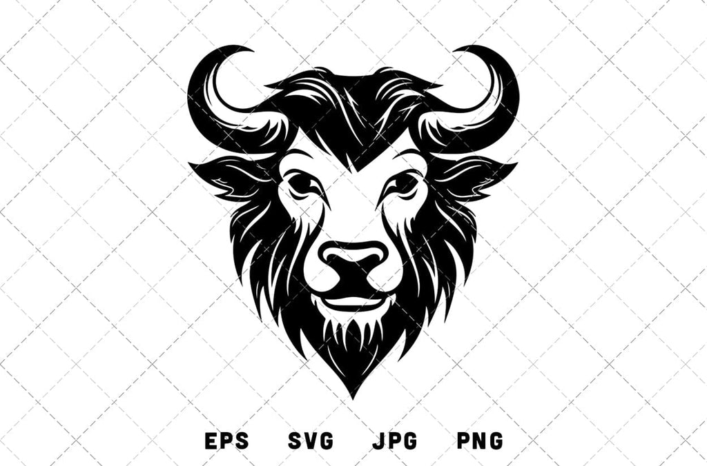 Yak Mascot Graphics - JPG, SVG, PNG, EPS - Digital Download with ...