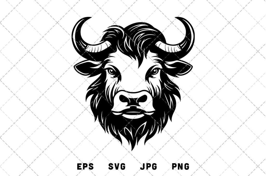 Yak Mascot Graphics - JPG, SVG, PNG, EPS - Digital Download with ...