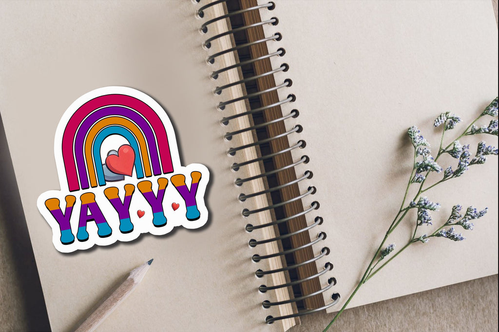 Yayyy Sticker Design - So Fontsy