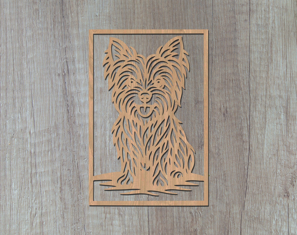 Yorkshire Terrier Laser SVG, Cute Dog Laser Cut, Pet Lover Design ...