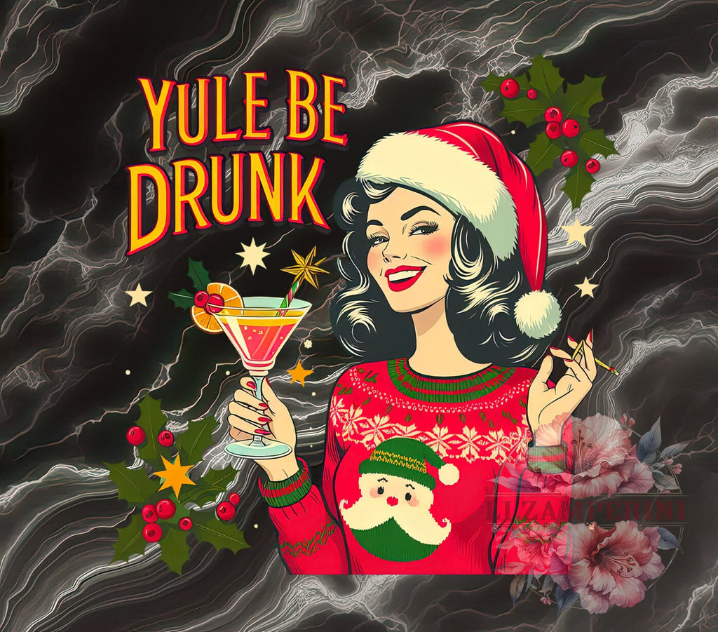 Yule Be Drunk, Funny Christmas, Holiday Humor, PNG Download, Digital ...