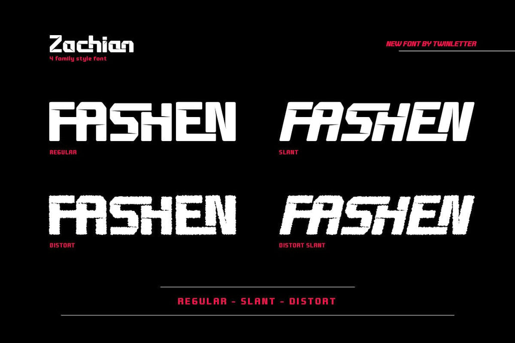 Zachian - Sport Racing Font - So Fontsy