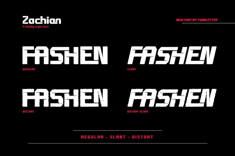 Zachian - Sport Racing Font - So Fontsy