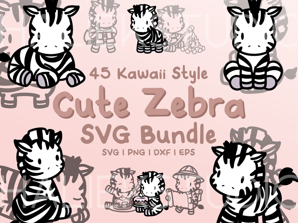 Zebra SVG Design Set - So Fontsy