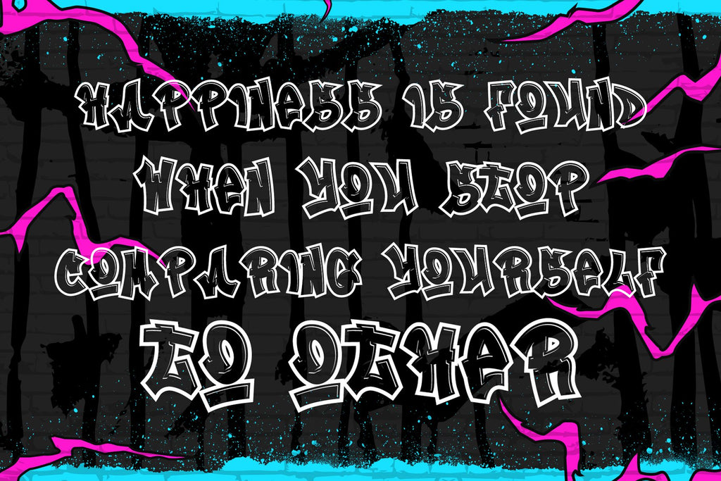 Zero Blast - Stylish 3d layered graffiti font - So Fontsy