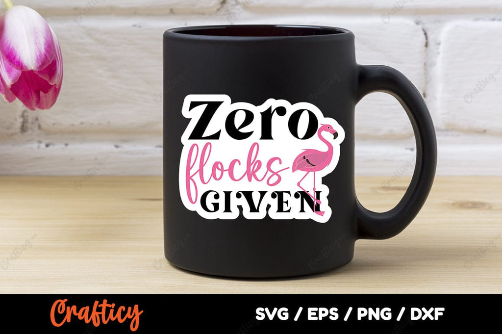 Zero Flocks Given SVG Design - So Fontsy