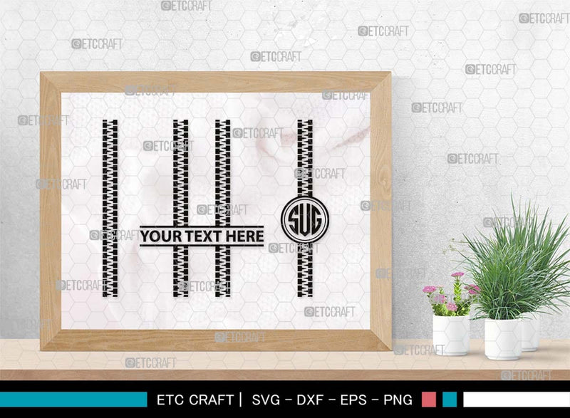 Zipper Monogram, Zipper Silhouette, Zipper SVG Bundle, Black Zipper Svg ...