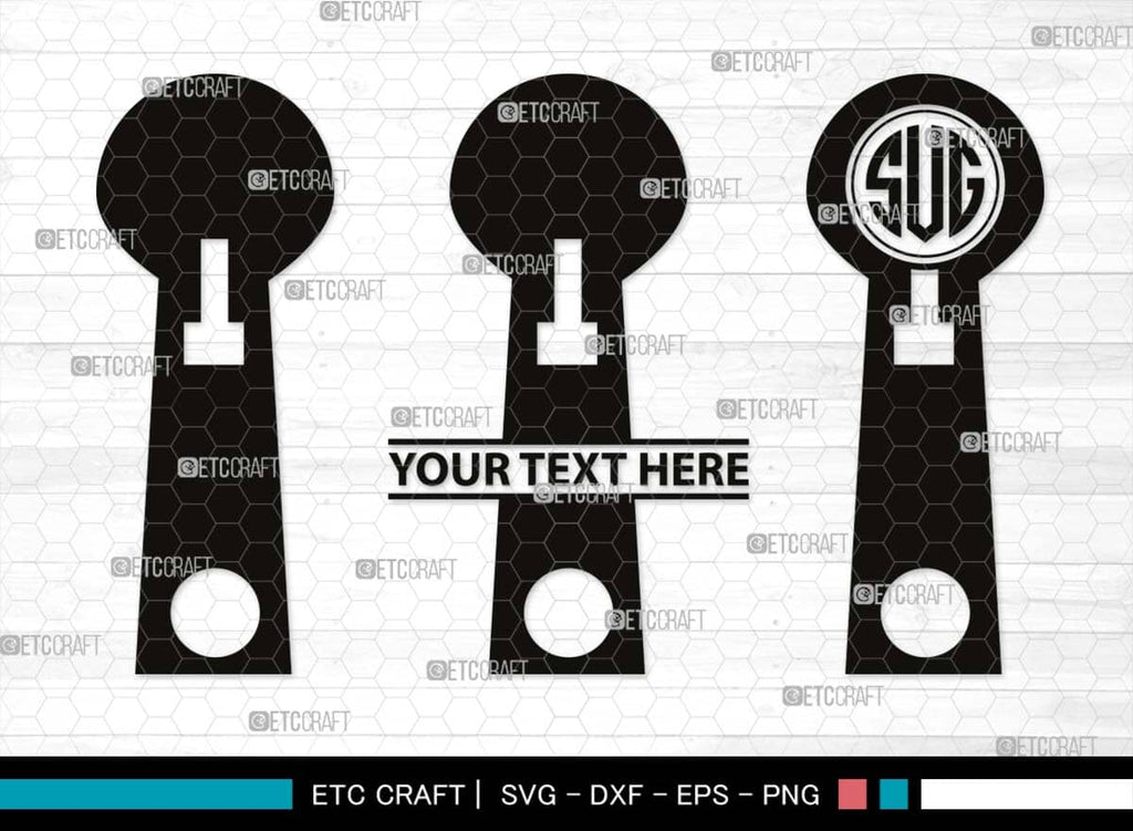 Zipper Monogram, Zipper Silhouette, Zipper SVG Bundle, Black Zipper Svg ...
