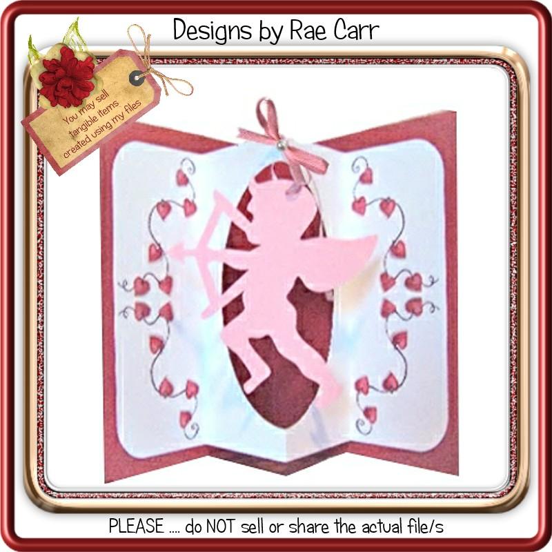 017 Valentine Pop Out Insert SVG Greeting Card - So Fontsy