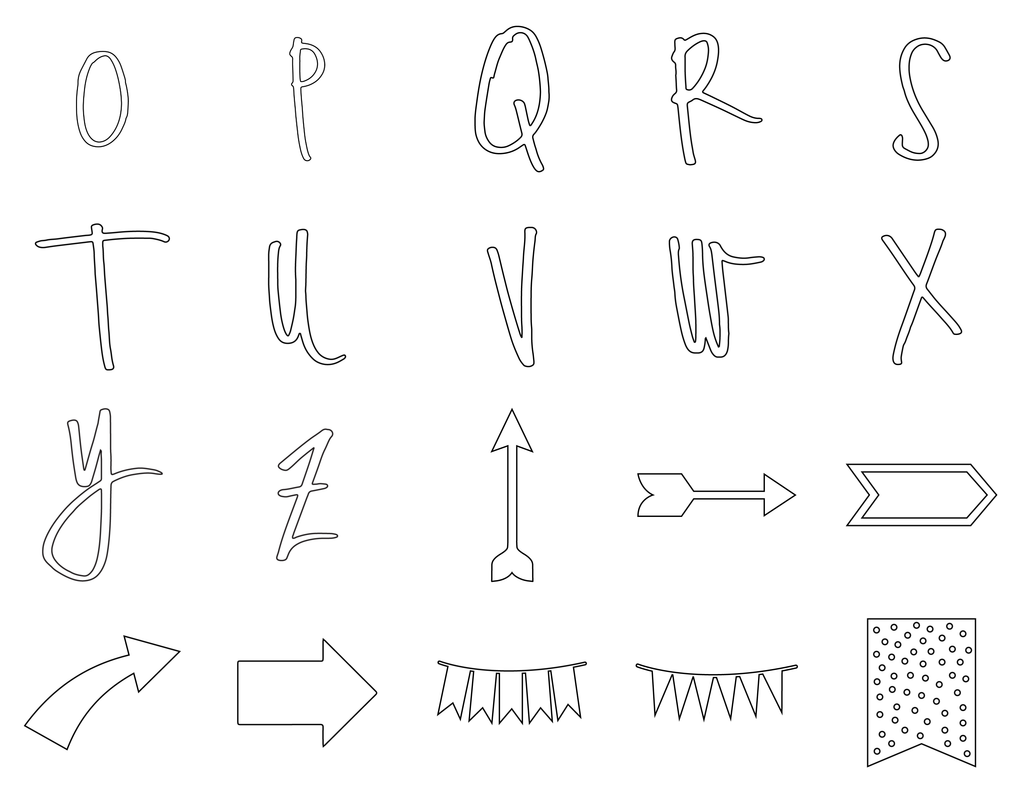 100 Single Line Design Bundle by Heidi Swapp | So Fontsy