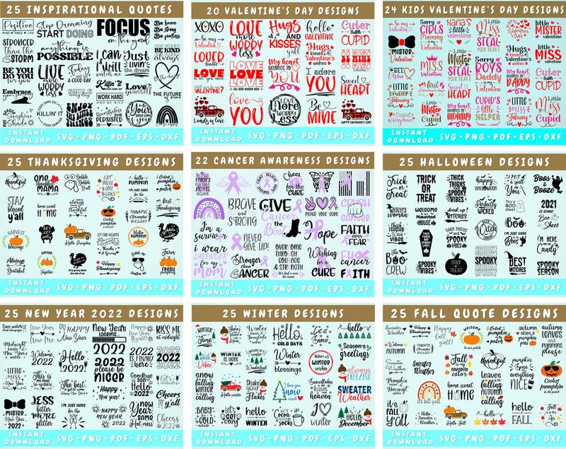 1000+ SVG Quotes Bundle, Big Quotes SVG Bundle, SVG Sayings, SVG ...