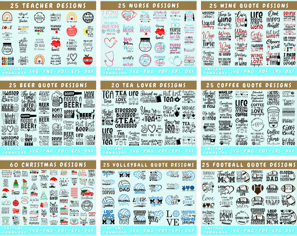 1000+ SVG Quotes Bundle, Big Quotes SVG Bundle, SVG Sayings, SVG ...