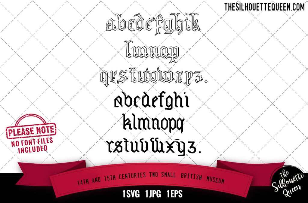14th and 15th Centuries. Two Small. British Museum alphabets - ABC ...
