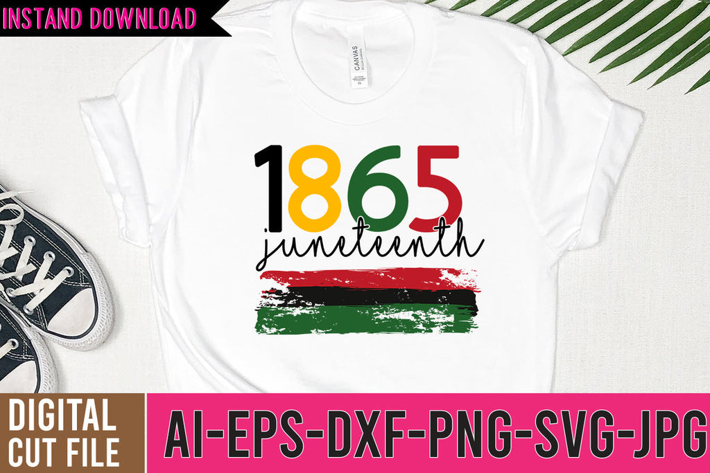 1865 Juneteenth SVG Cut File - So Fontsy
