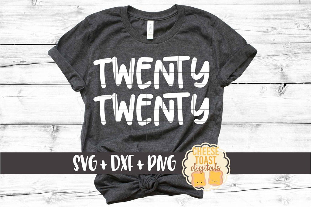2020 Bundle - New Year SVG PNG DXF Cut Files - So Fontsy