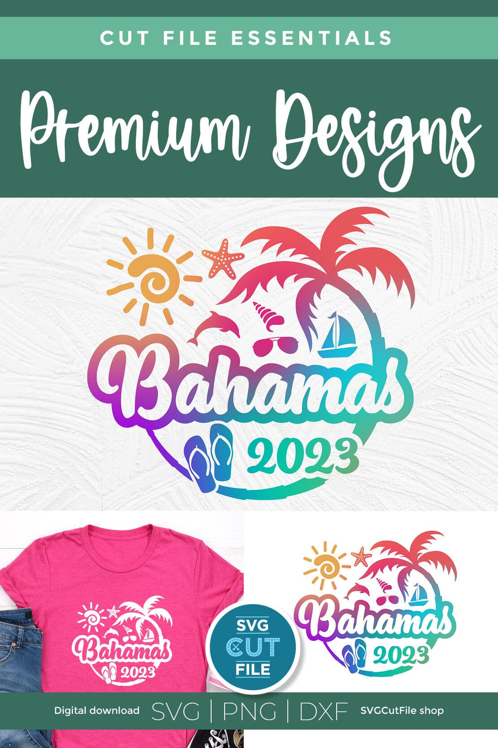 2023 Bahamas svg - Bahamas Vacation or Trip Design - So Fontsy