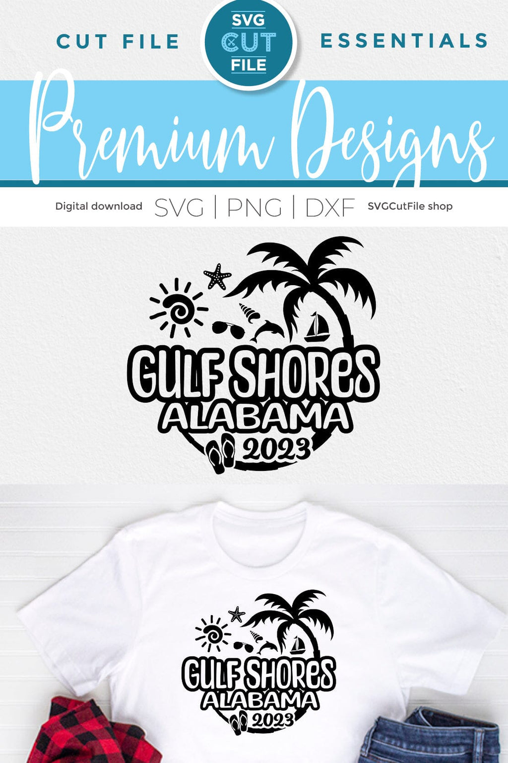 2023 Gulf Shores Alabama svg - So Fontsy