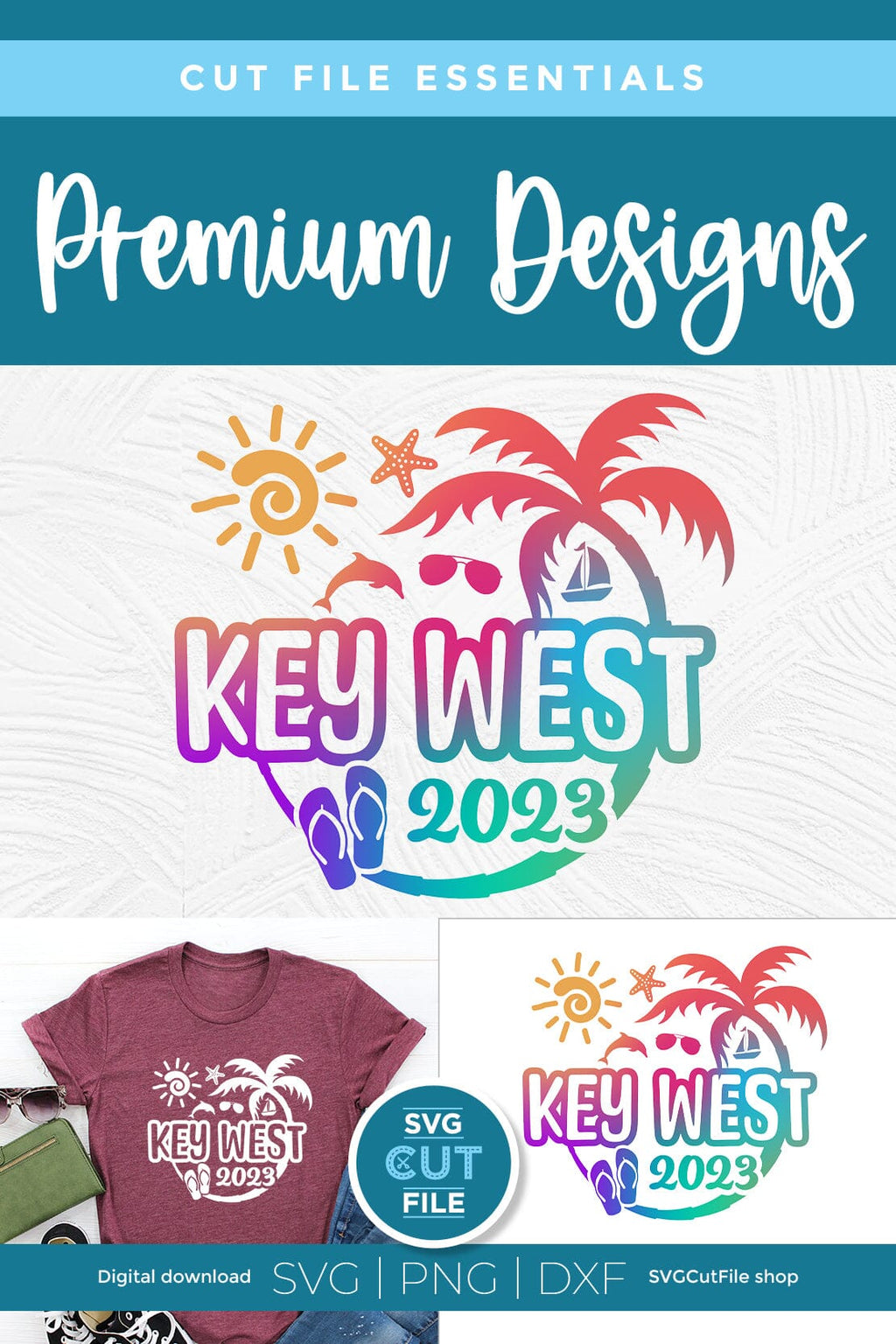 2023 Key West svg - Key West Florida Vacation or Trip - So Fontsy