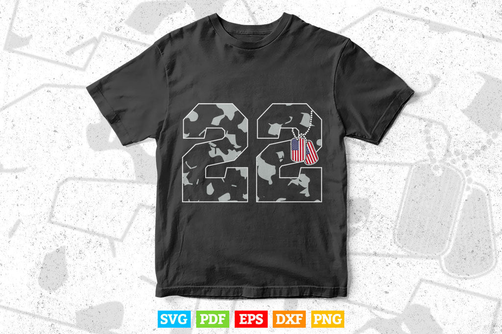 22 A Day Soldier Veteran PTSD Awareness Svg Cut Files - So Fontsy