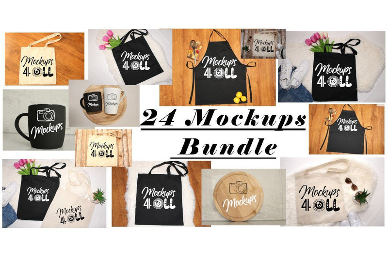 23 Mockups Bundle,bags mockups Bundle, mugs mockups bundle, Mini ...