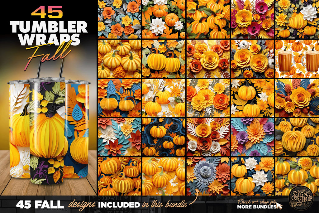 250 MEGA Bundle 3D Tumblers Wraps - So Fontsy