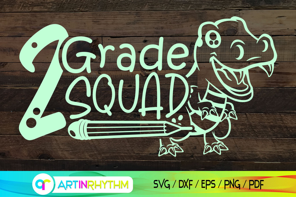 2nd Grade School svg - So Fontsy