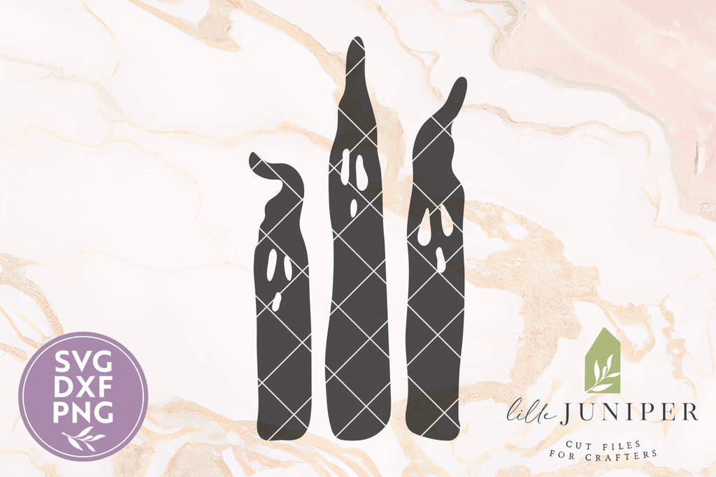 3 Primitive Ghosts SVG Files, Halloween Sign SVG - So Fontsy