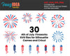30 4th of July Fireworks SVG, Fireworks SVG, Independence Day Svg ...