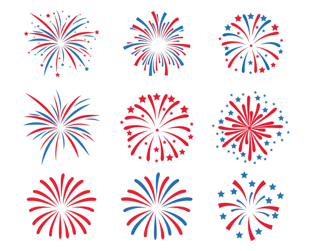 30 4th of July Fireworks SVG, Fireworks SVG, Independence Day Svg ...