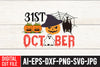 31st October SVG Cut File - So Fontsy